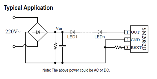 SM2082D - Single Channel LED Constant Current Driver : 네이버 블로그