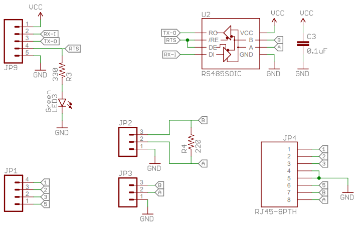 RS-485(RS485) 통신의 파형 (SP3485) : 네이버 블로그