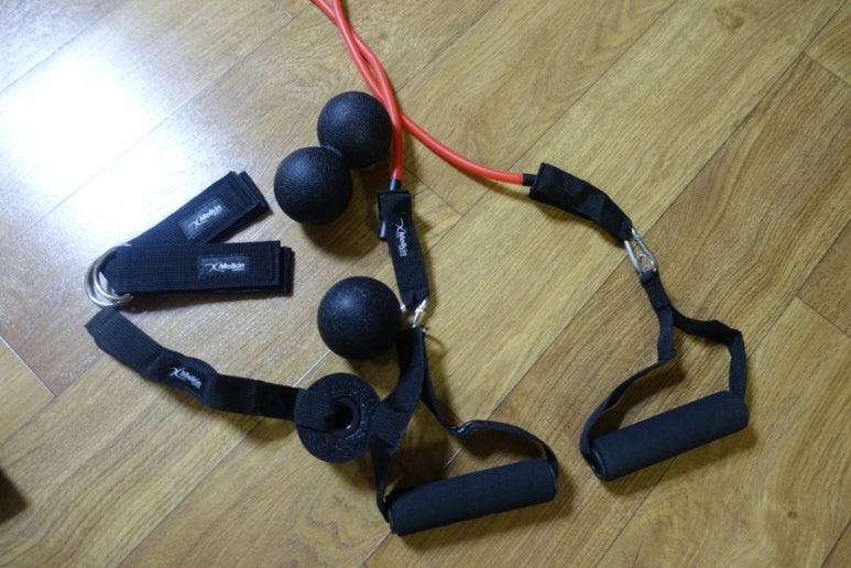 김사랑 마사지볼 추천, 필라테스 용품 :: 멜킨 마사지볼+튜빙밴드 : 네이버 블로그
