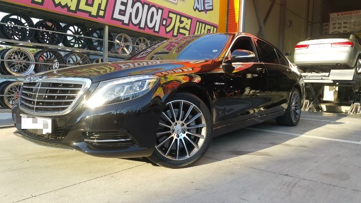 대구휠타이어 싼집- 벤츠S600 S63AMG 스타일 19인치휠 대만산+한국타이어 벤투스S2AS 조합장착후기 - 통큰타이어 : 네이버 블로그
