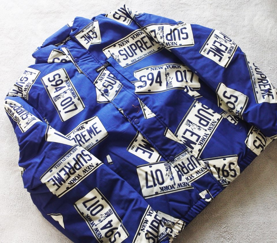 보온성을 강조하면서 스트릿 감성까지 갖춘 슈프림17FW 라이센스 플레이트 퍼피 자켓 : 네이버 블로그