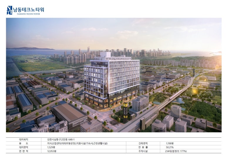 인천 호구포역 남동테크노타워 아파트형공장 네이버 블로그