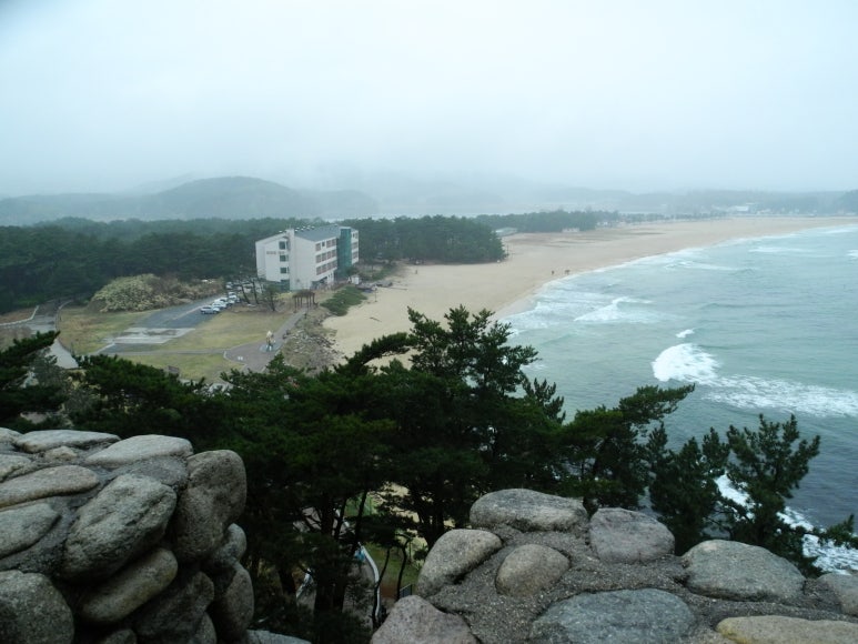 강원도 고성군 화진포 성김일성 별장에서 바라보는 화진포 콘도 네이버 블로그