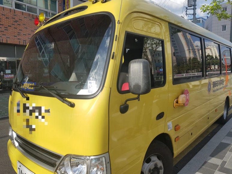 ※카운티 순정어린이보호차량정지 표지판 순정교체작업※ 네이버 블로그