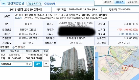 인천연수구아파트경매인천시 연수구 송도동 송도캐슬앤해모로아파트 경매낙찰 네이버 블로그