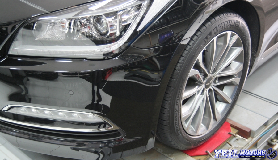 제네시스 G80 18인치 출고용 순정 타이어 미쉐린 프라이머시MXM4 245/45R18 가격 및 부산 울산 김해 양산 수입타이어 전문점 교체작업 : 네이버 블로그