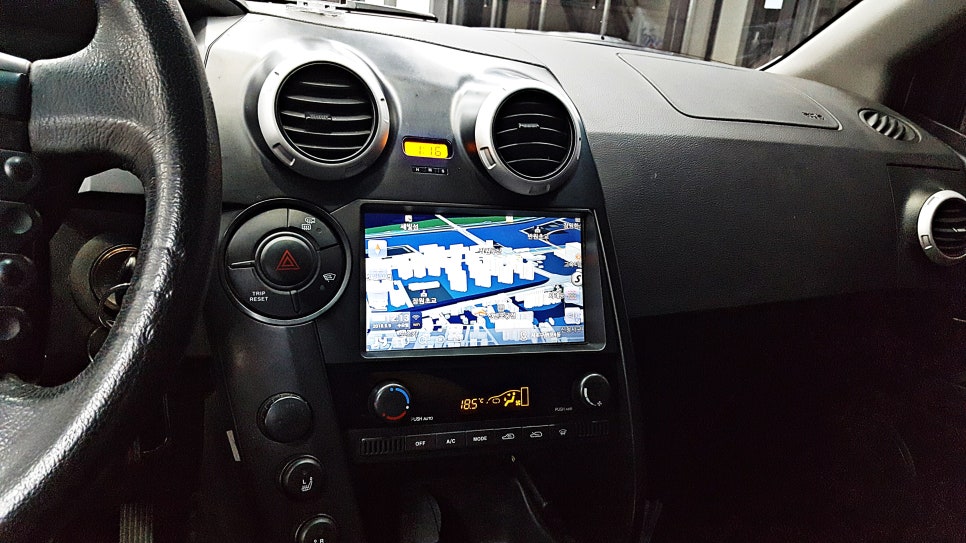 대구 북구 칠곡 액티언 스포츠 네비매립 JY T3000 내비게이션 + 블루투스 오디오 일체형 작업 / 한울모터스 : 네이버 블로그