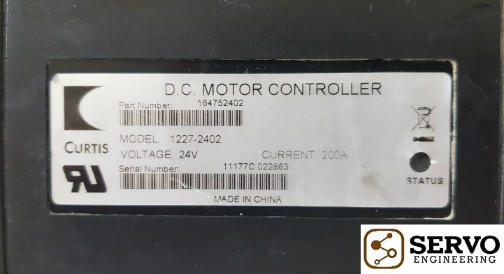 CURTIS (커티스) - DC MOTOR CONTROLLER MODEL 1227-2402 - 모터컨트롤러 / 지게차수리 ...