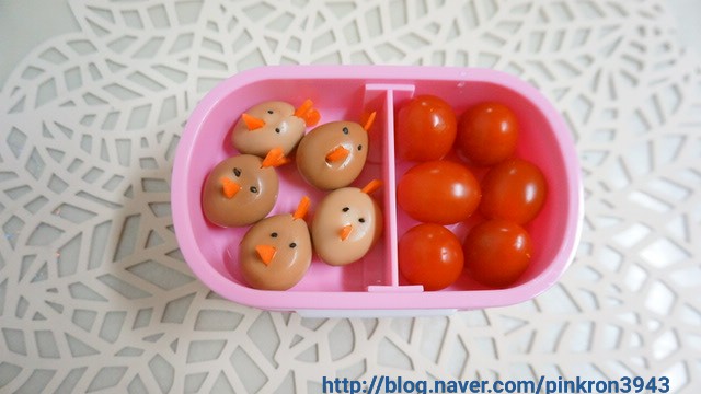 어린이집 소풍도시락 문어소세지메추리알병아리꼬마김밥 네이버 블로그
