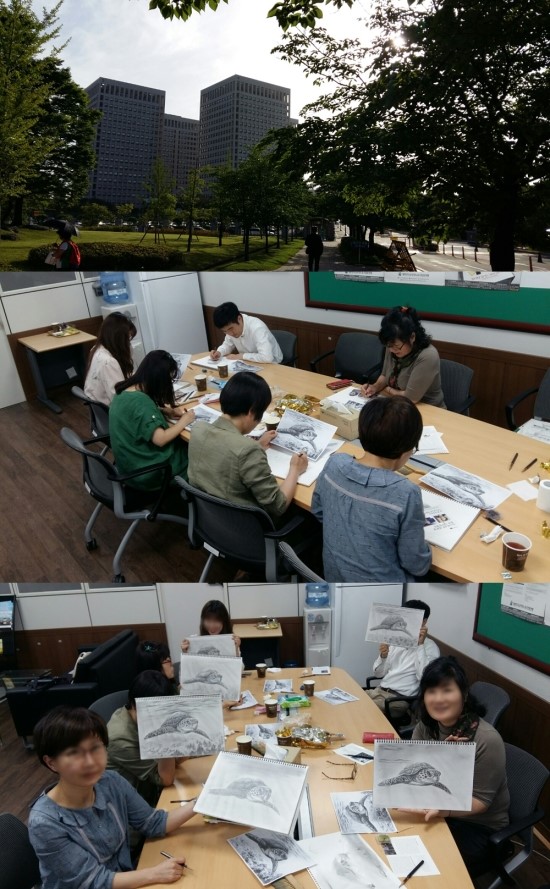 그림그리기 일일강좌(정부대전청사-바다거북그리기) - 연필화(직장인취미미술.송파구화실.연필이야기 김형경) : 네이버 블로그