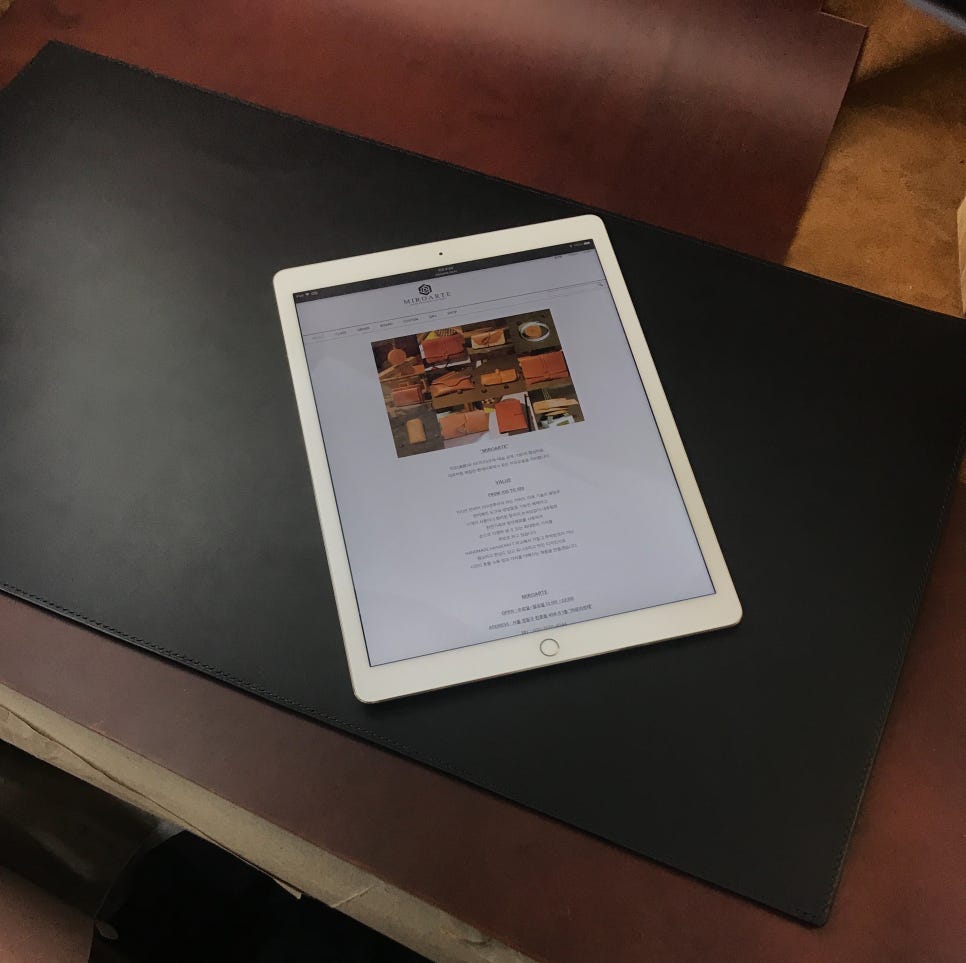 [가죽 데스크매트:주문제작] 가죽 데스크매트 /가죽 데스크패드 /마우스패드/ LEATHER DESK MAT/ LEATHER ...