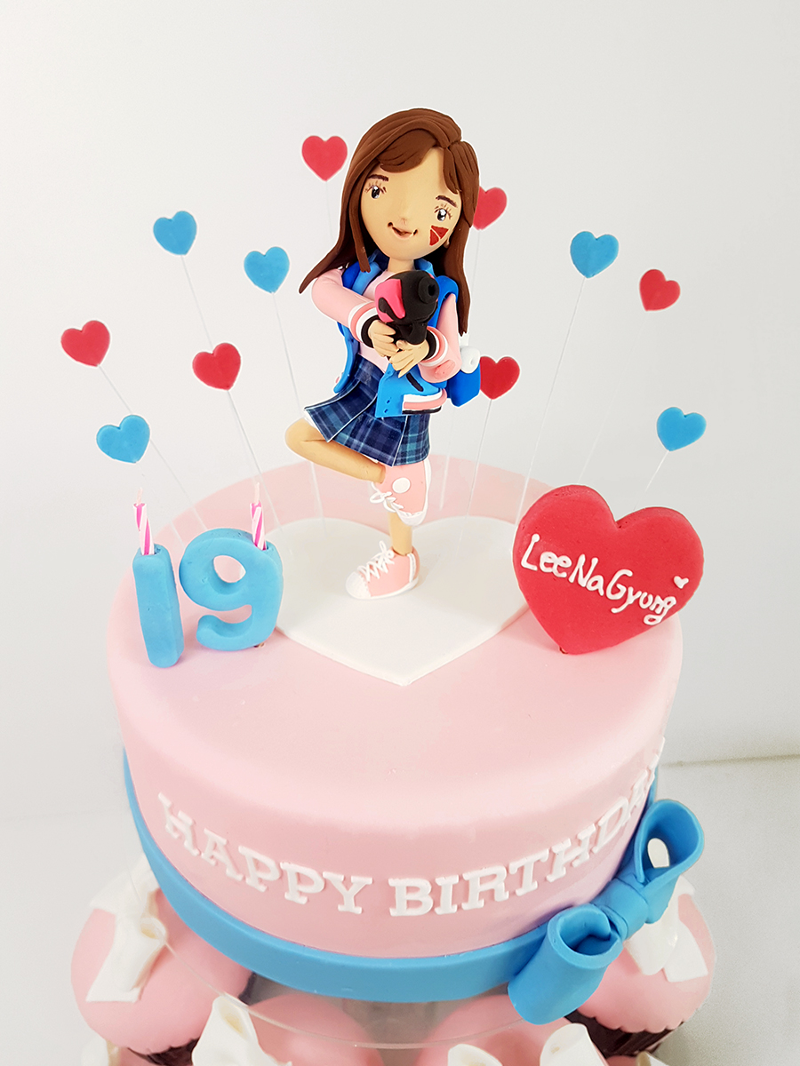 연예인케이크 Fromis9 프로미스나인 이나경 슈가베리 네이버 블로그