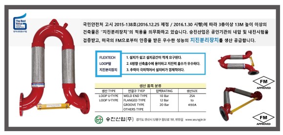승진산업 지진분리장치 지진분리이음 Seismic Separation Assembly Technology : 네이버 블로그