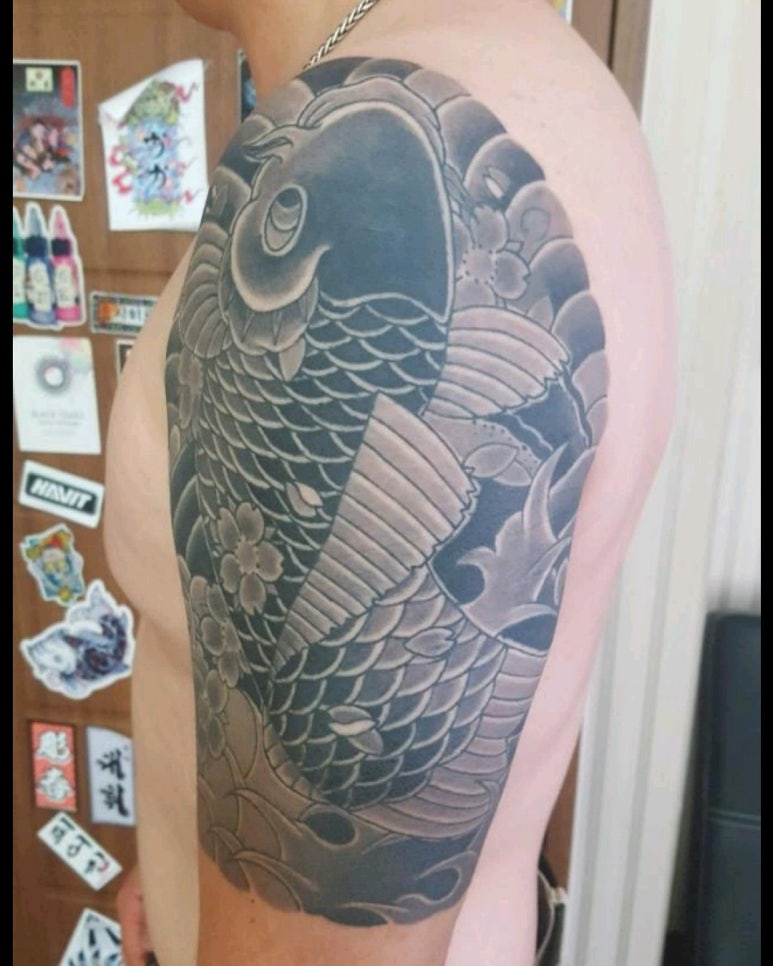 부산대타투 이레즈미 느낌있게 잘하는 쿤타작업 발색 사진 네이버 블로그