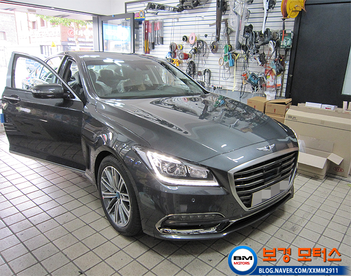 G80 디젤 이중접합 차음 글래스 , 전동트렁크 , 고스트도어 작업 : 네이버 블로그