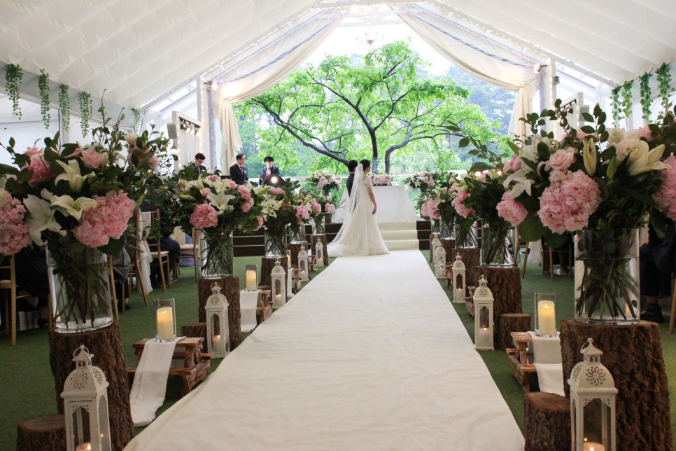 라비다하우스 후기 #180512 비 오는 날 야외 웨딩 : 네이버 블로그