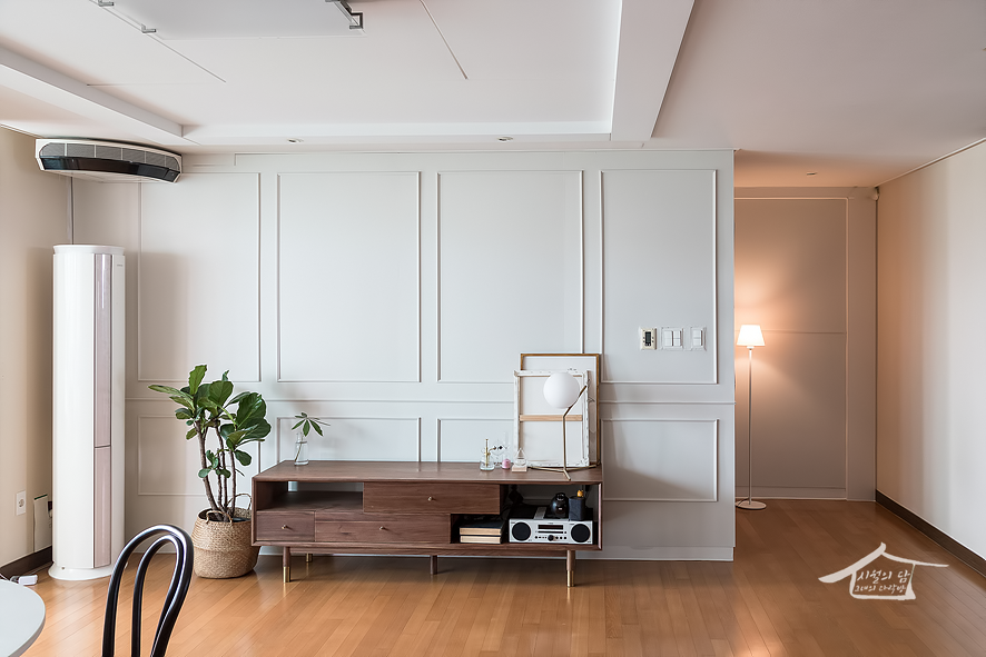 아파트 거실인테리어 낡은 아트월 없애기 벽인테리어 The Diy 네이버 블로그