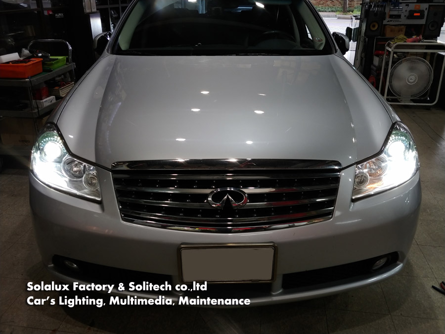인피니티M35 HID,라이트전구,D2S 제논램프,솔라룩스D2S 4900K 하이스트비전 +20%광량업그레이드 램프교환.. M35 HID,M35 D2S HID램프,M35 LED ...