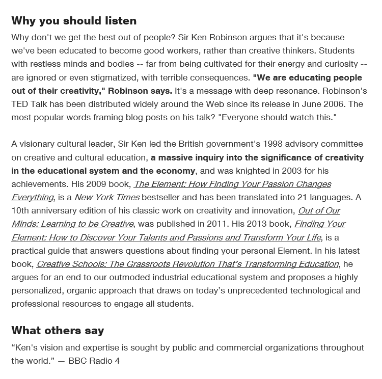 [TED 강연] 학교가 창의력을 죽인다 | Do schools kill creativity - Ken Robinson (Feb ...