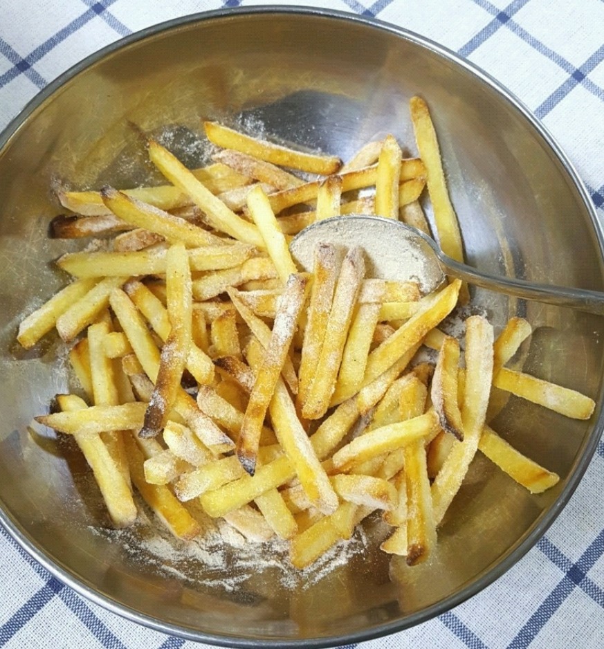 양념감자 시즈닝가루 치즈맛 바베큐맛 냉동감자튀김 맛있게 먹기 네이버 블로그