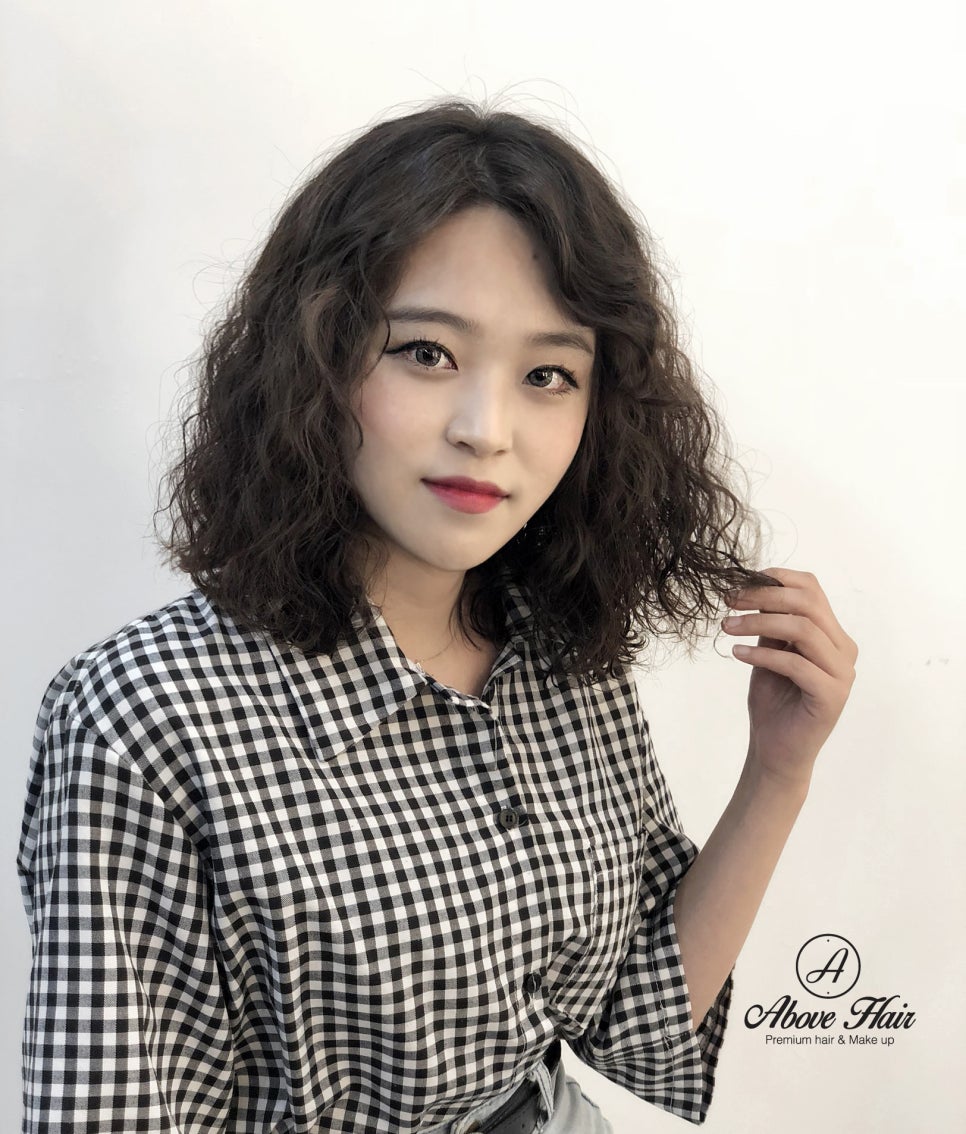 대구 동성로 미용실 아보브헤어 중단발 히피펌 중단발헤어스타일 단발머리 히피펌 네이버 블로그