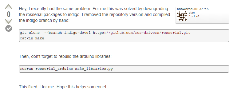 [ROS - rosserial] unable to sync with device 오류
