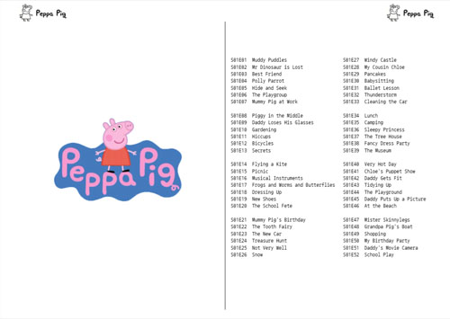 페파피그 대본집 Peppa Pig Script - pdf 파일 포함 (0907 수정) : 네이버 블로그