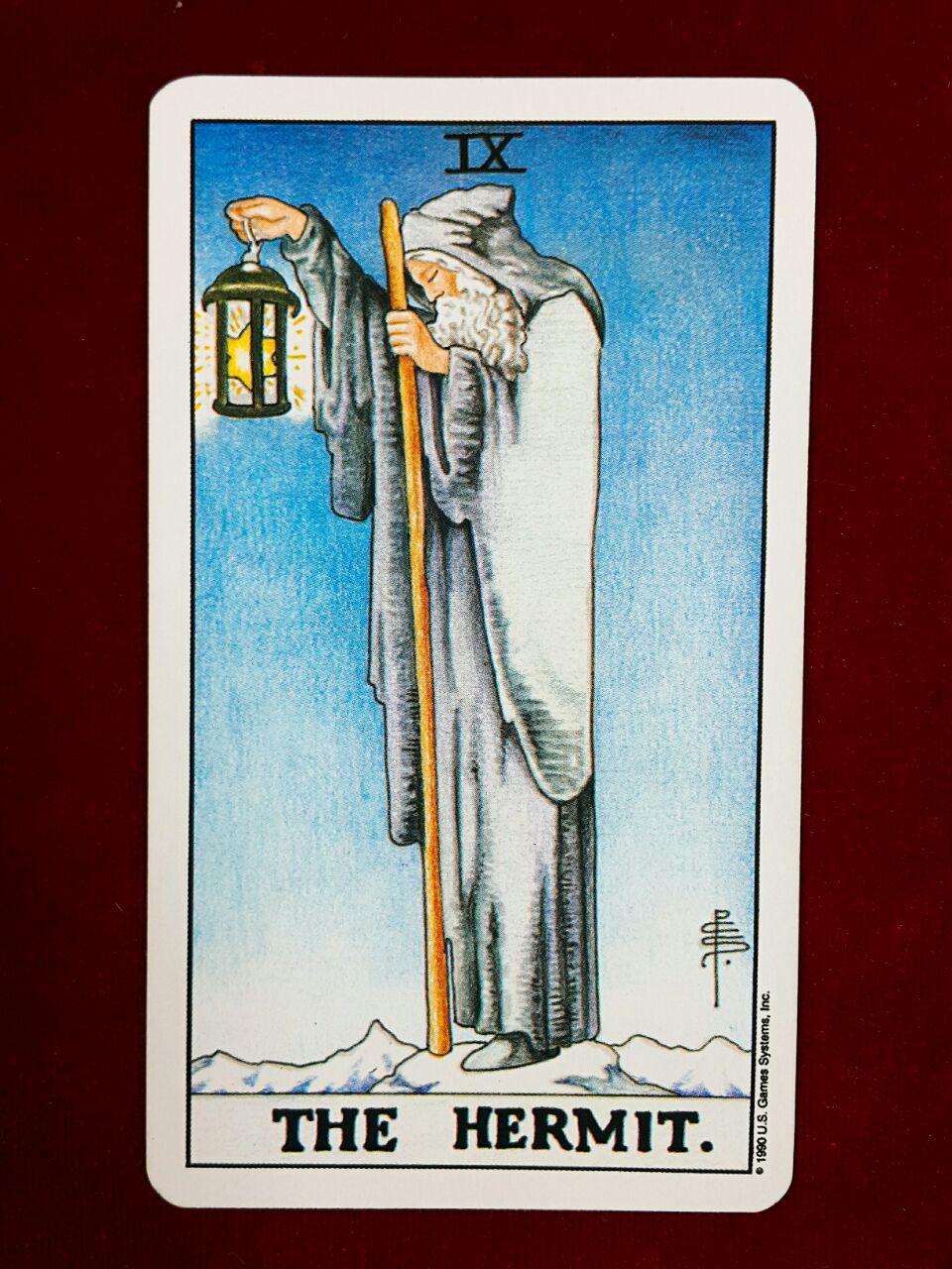 미러타로카드 - 메이저 9번 은둔자(The Hermit) : 네이버 블로그