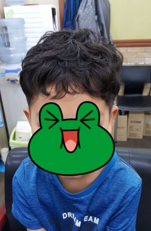 어린이베이비파마 귀엽게 투블럭웨이브펌해요 의정부민락동쿨가이 민락1지구 민락2지구 남성전용미용실 남자머리 컷 파마 염색 아이롱