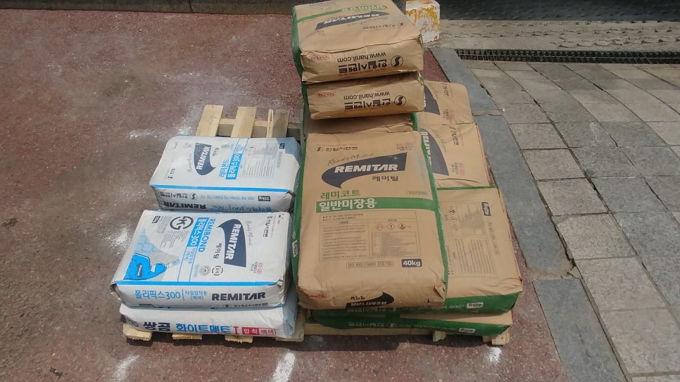 벽타일 바닥타일 시공방법 압착 떠붙임 떠바리 본드발이 타일자재 설명 : 네이버 블로그