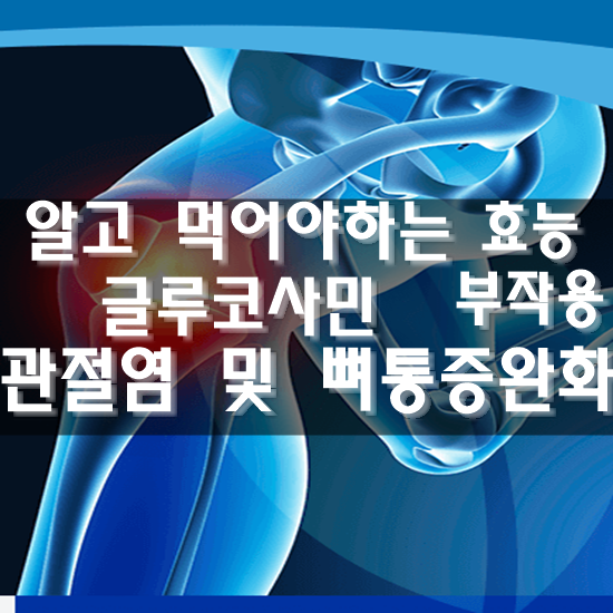 알고 먹어야 하는 글루코사민 효능과 부작용 네이버 블로그