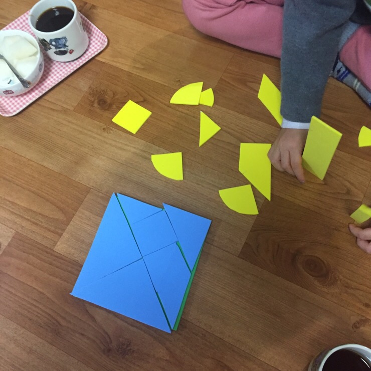 엄마표수학놀이 남매가 집에서 너무 잘노는 칠교퍼즐and하트퍼즐 만들기쉬워요~ 네이버 블로그