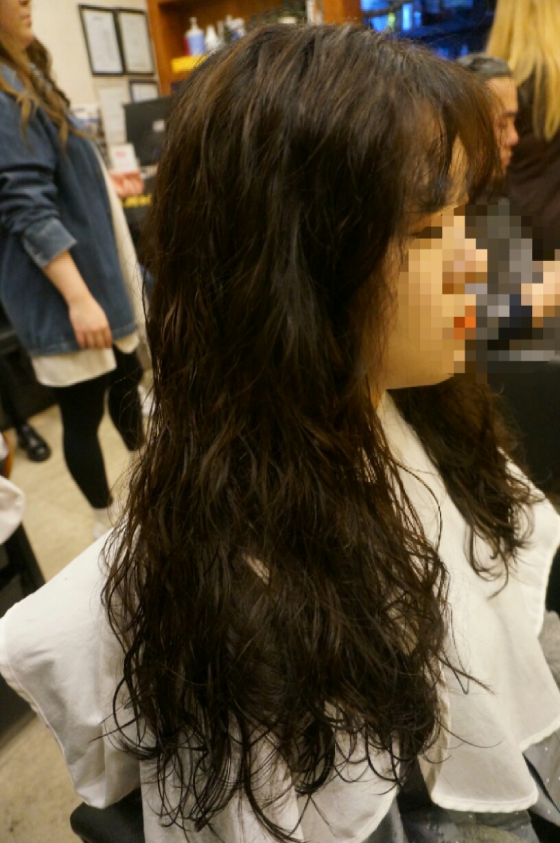 윤식당 정유미 머리 히피펌 묶었을때 뿌리 볼륨 짱 네이버 블로그