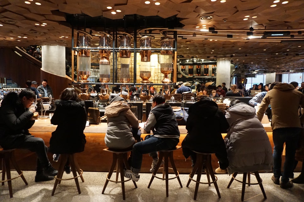 상해 세계에서 제일 큰 스타벅스 리저브 로스터리 네이버 블로그