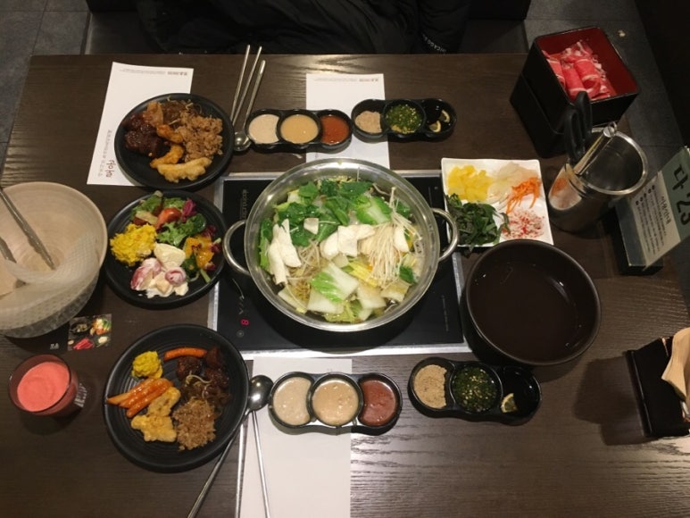 롯데백화점 청량리 맛집 로운 샤브샤브 청량리점 후기 네이버 블로그