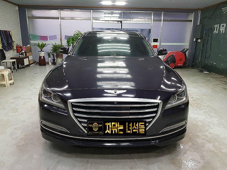 제네시스dh 광택 유리막코팅 광택 양산유리막코팅 아이언가드 양산광택 네이버 블로그
