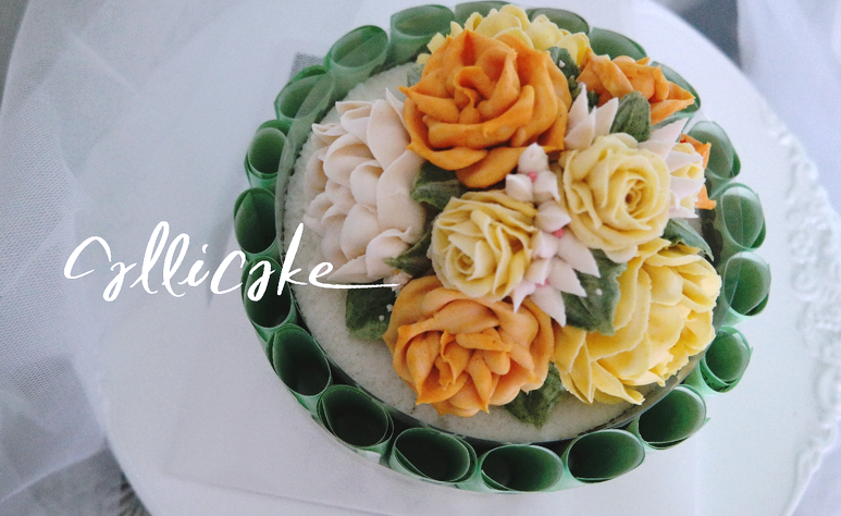 용돈과 함께 드리는 앙금플라워 떡케이크, 진주/사천/삼천포 케이크_캘리케익 : 네이버 블로그