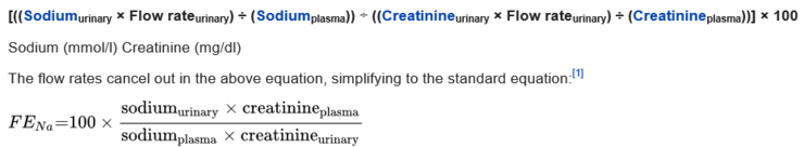 fractional excretion of Na : 네이버 블로그