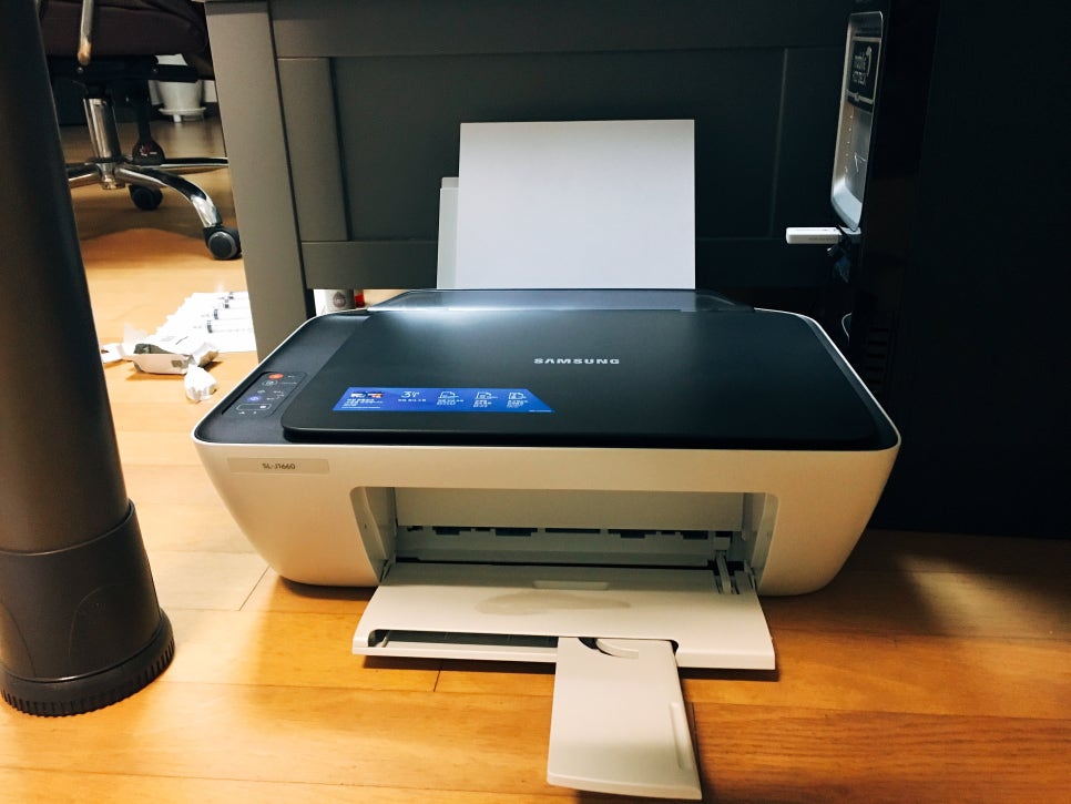 삼성 SL-J1660 무한잉크 프린터 개봉기 및 간단 사용기 : 네이버 블로그