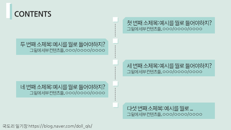 국도리 템플릿 민트 심플 전공 발표 템플릿 전공 발표 Ppt 심플한 Ppt 템플릿 무료 피피티 템플릿