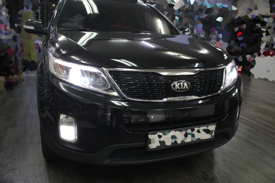 기아 뉴 쏘렌토 R 전조등 순정 Hid 6000k 화이트 벌브 안개등 Led 교체 Carzip 카집 네이버 블로그