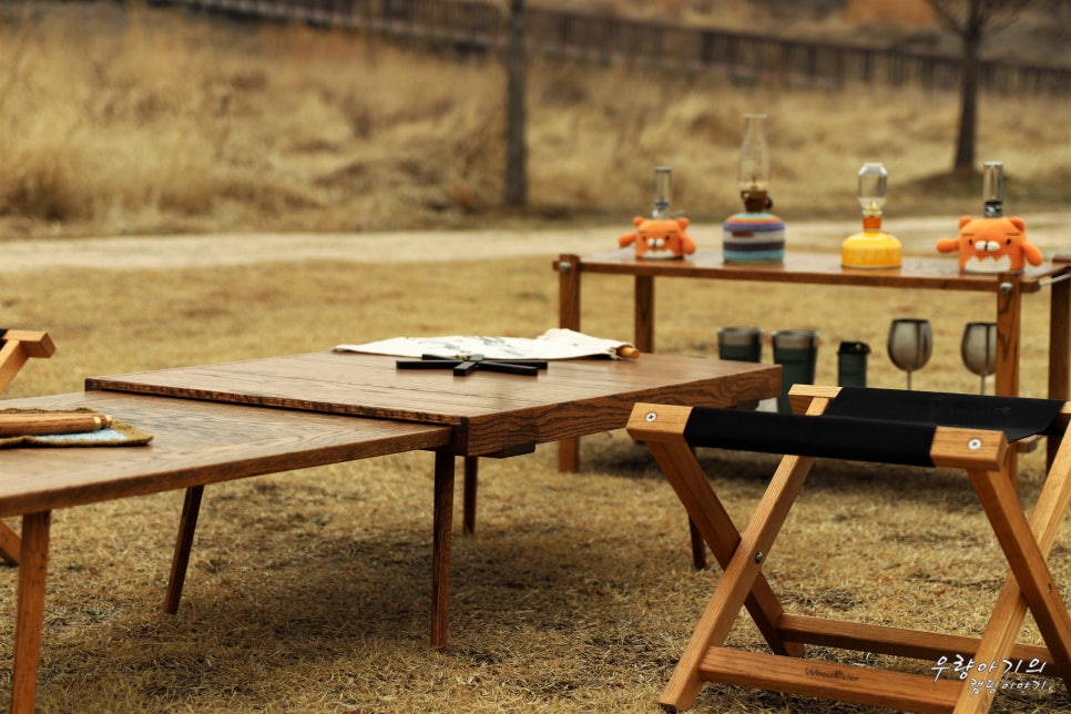 오아시스캠핑의 W테이블 by 나무아저씨 : 네이버 블로그