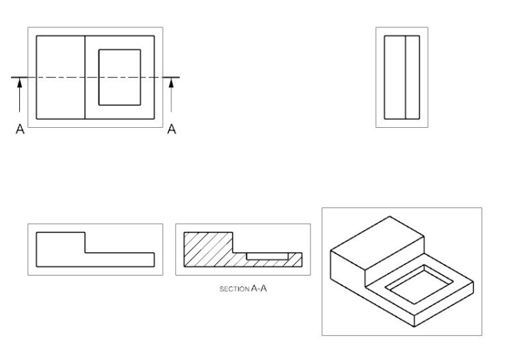 [UG-NX 12] Section View (단면도)의 위치를 마음대로 옮기고 싶을 때! : 네이버 블로그