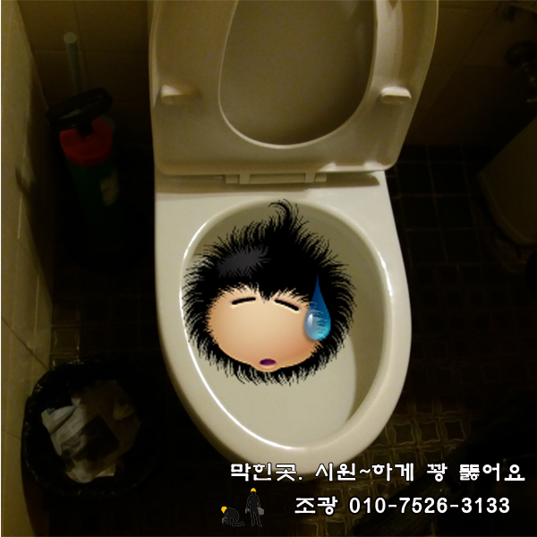 변기에 볼펜을 빠트렸네요 이물질 투척에 의한 변기막힘 변기뚫는업체 조광이 반드시 해결 합니다 네이버 블로그