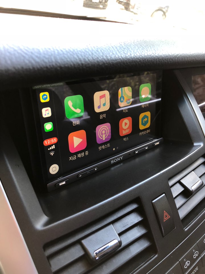 구형 SM5 SM7 차량도 애플 카플레이 장착가능 SONY XAV-AX5000 : 네이버 블로그