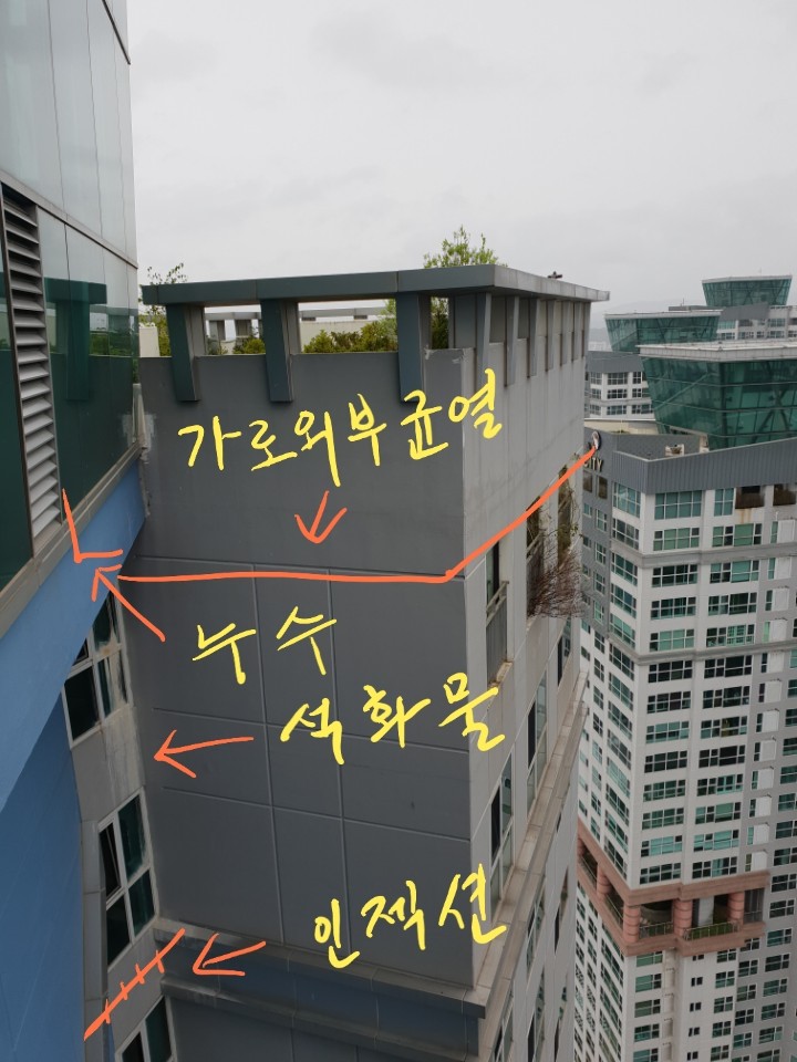 고층 타워 아파트 외벽 빗물 누수 인젝션그라우팅 방수 네이버 블로그