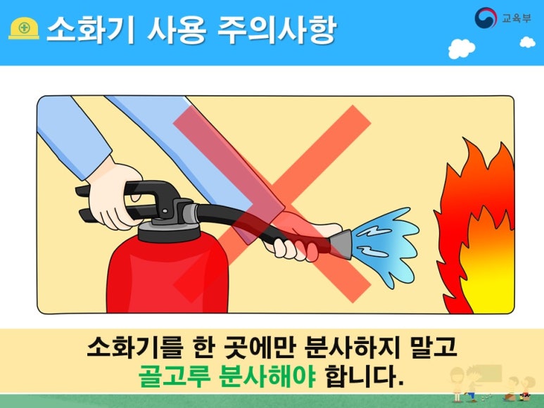 재난안전 교육자료 Ppt 소화기 사용으로 화재 걱정 No~ 네이버 블로그