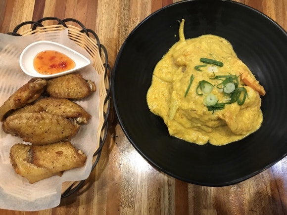 [고대 맛집] 프릭타이_태국 음식점, 커리, 소고기쌀국수, 삑까이텃(태국식 양념 닭날개 튀김) : 네이버 블로그