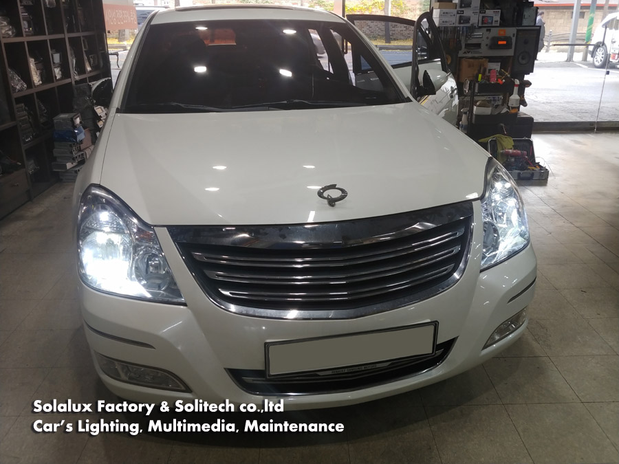 SM7뉴아트 중고라이트교환 및 LED라이트,LED미등,LED실내등 작업!! SM7뉴아트 순정HID램프 D2R HID램프교환 및 LED라이트,LED전조등,LED안개등 전문 ...