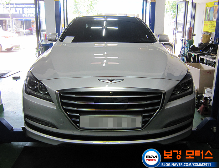 제네시스 DH 스포츠 핸들 , LKAS 작업 , 무선충전기 : 네이버 블로그